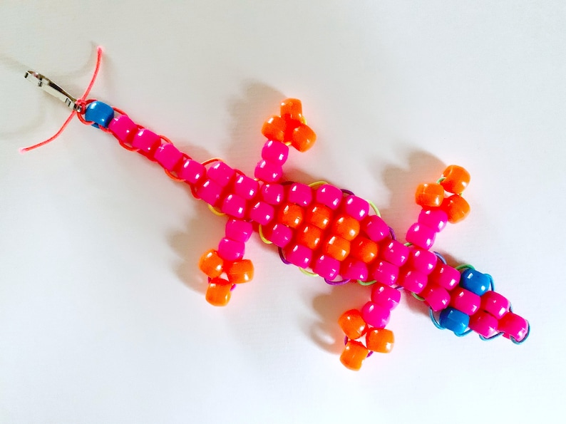 Pony Bead Lizard - Etsy