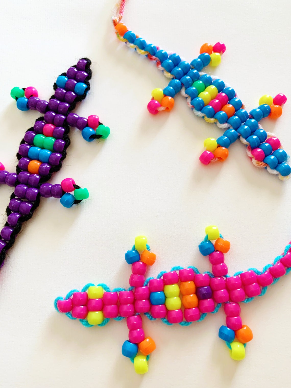 Pony Bead Lizard - Etsy