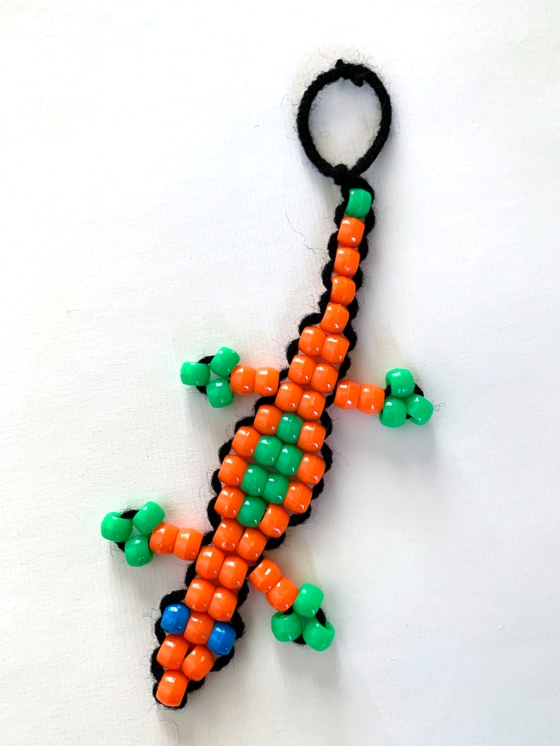 Pony Bead Lizard - Etsy