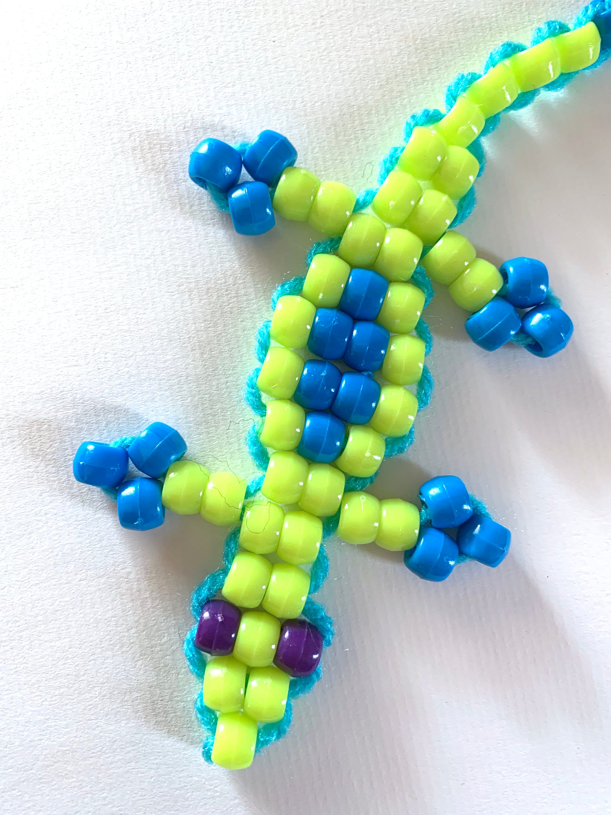 Pony Bead Lizard - Etsy