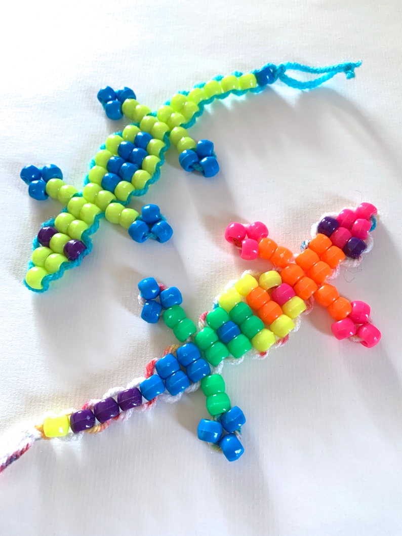 Pony Bead Lizard - Etsy