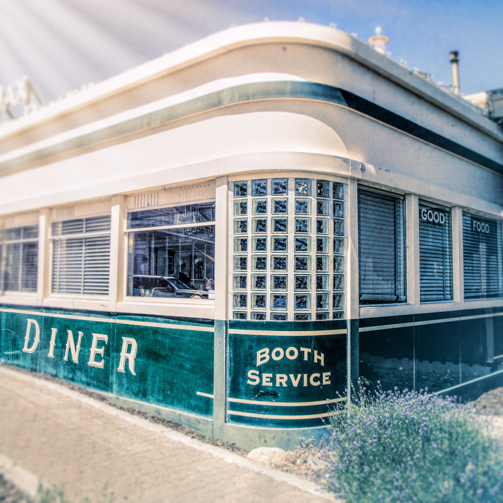 Streamline Diner Print, Art Deco, Vintage, Retro Art, Moderne Decor ...