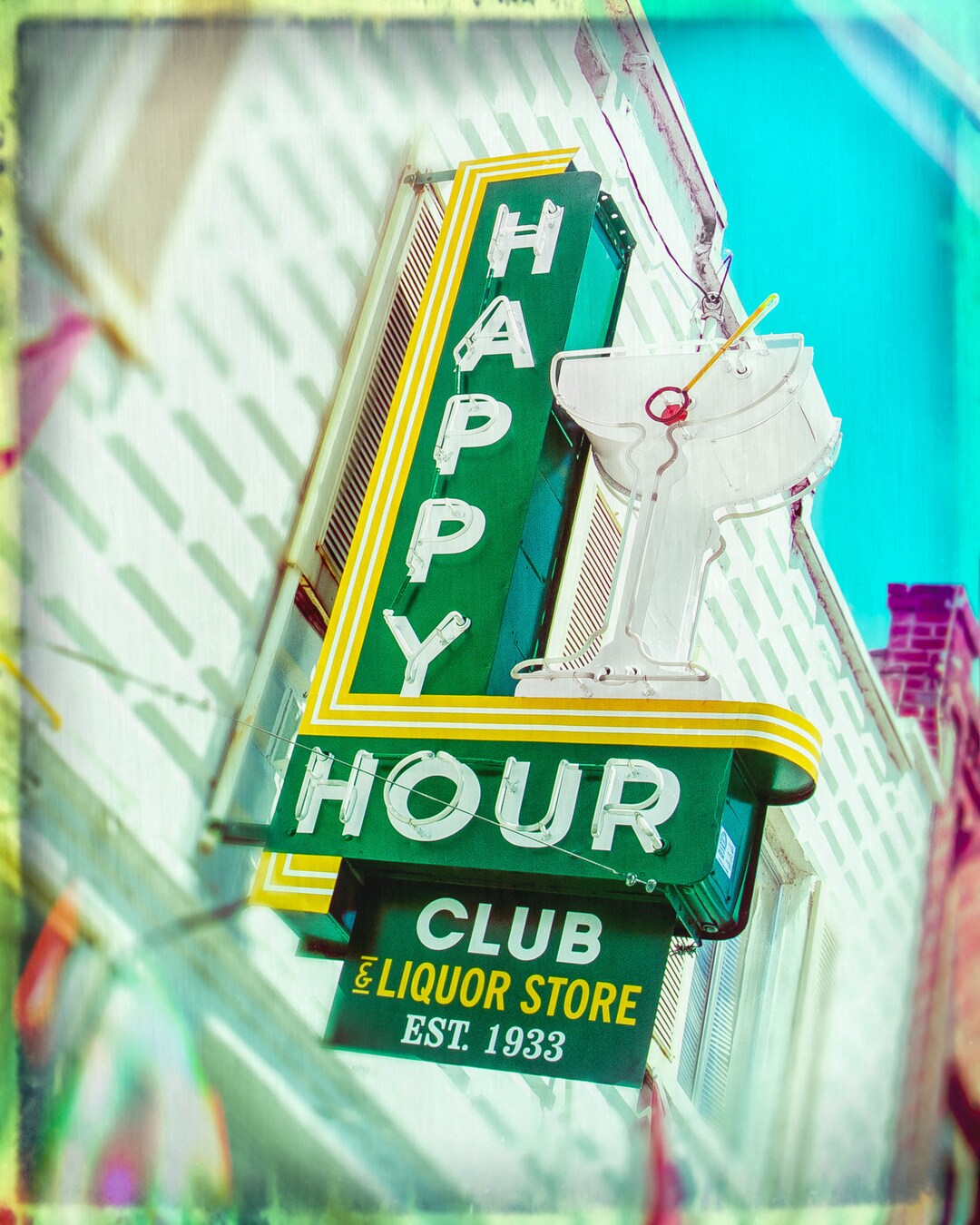 Vintage Sign, Mid-century, Retro, Cocktail Lounge Decor, Martini, Bar ...