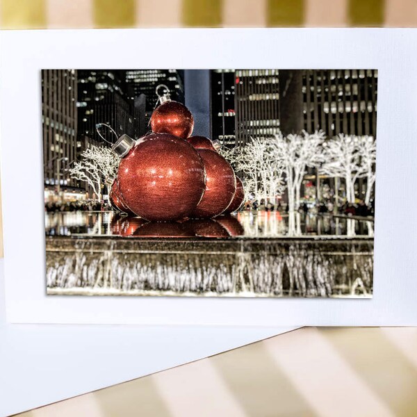 New York Christmas Card - Etsy