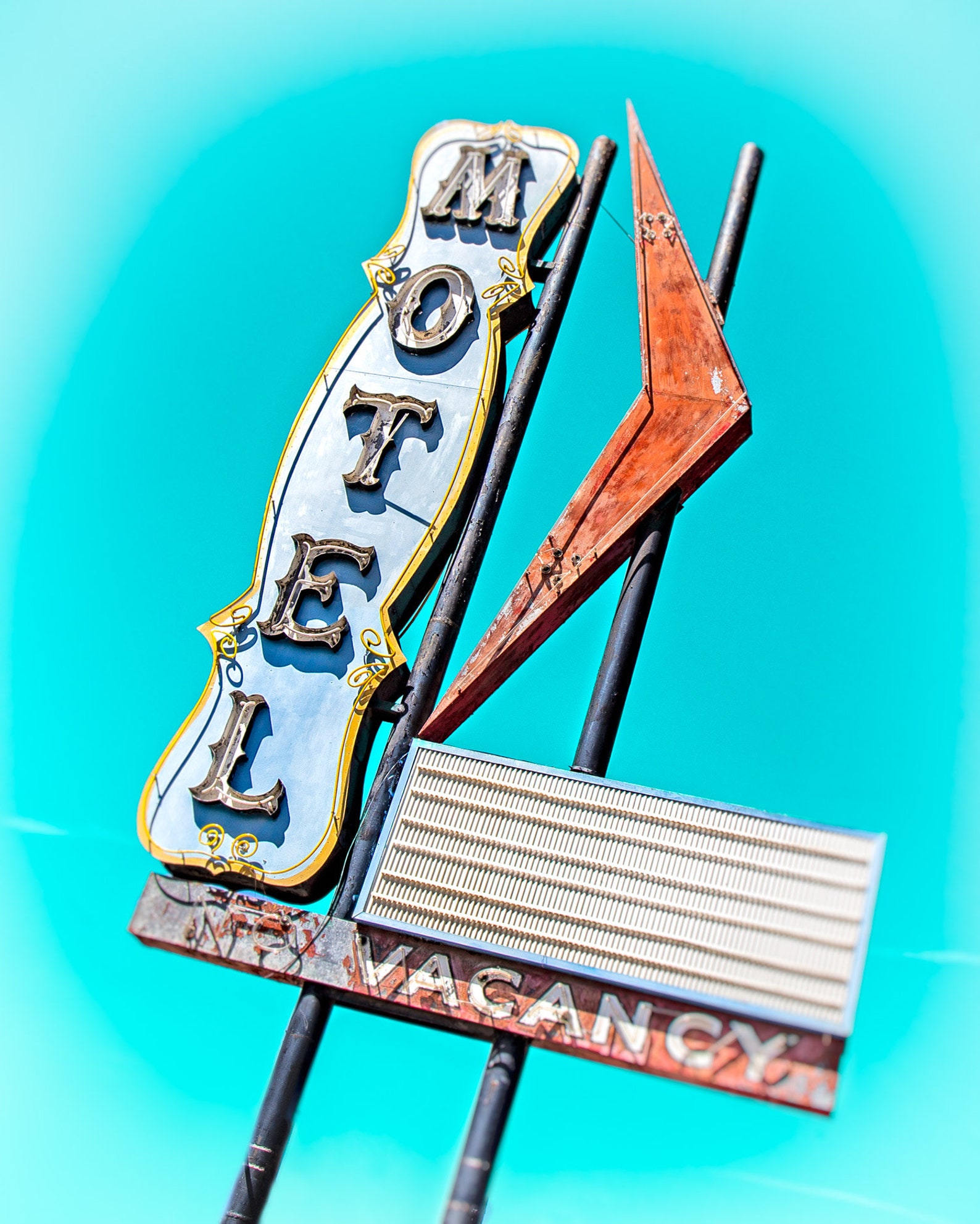 Neon Sign, Mid-century, Motel Sign, Retro, Roadside America, Vintage ...
