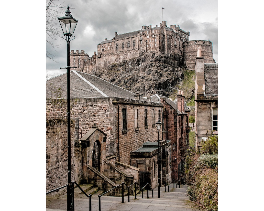 Edinburgh Castle Print, Scotland Print, Edinburgh Print, Castle Print ...
