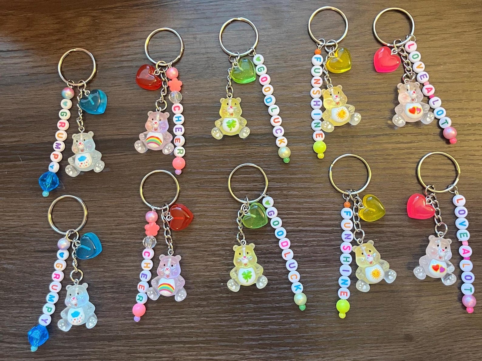 Care Bears Keychain - Etsy