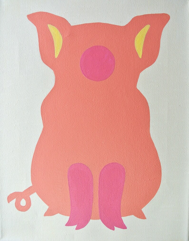 Button Craft KIT for Kids Pig Craft Kits Kids Crafts Pig - Etsy