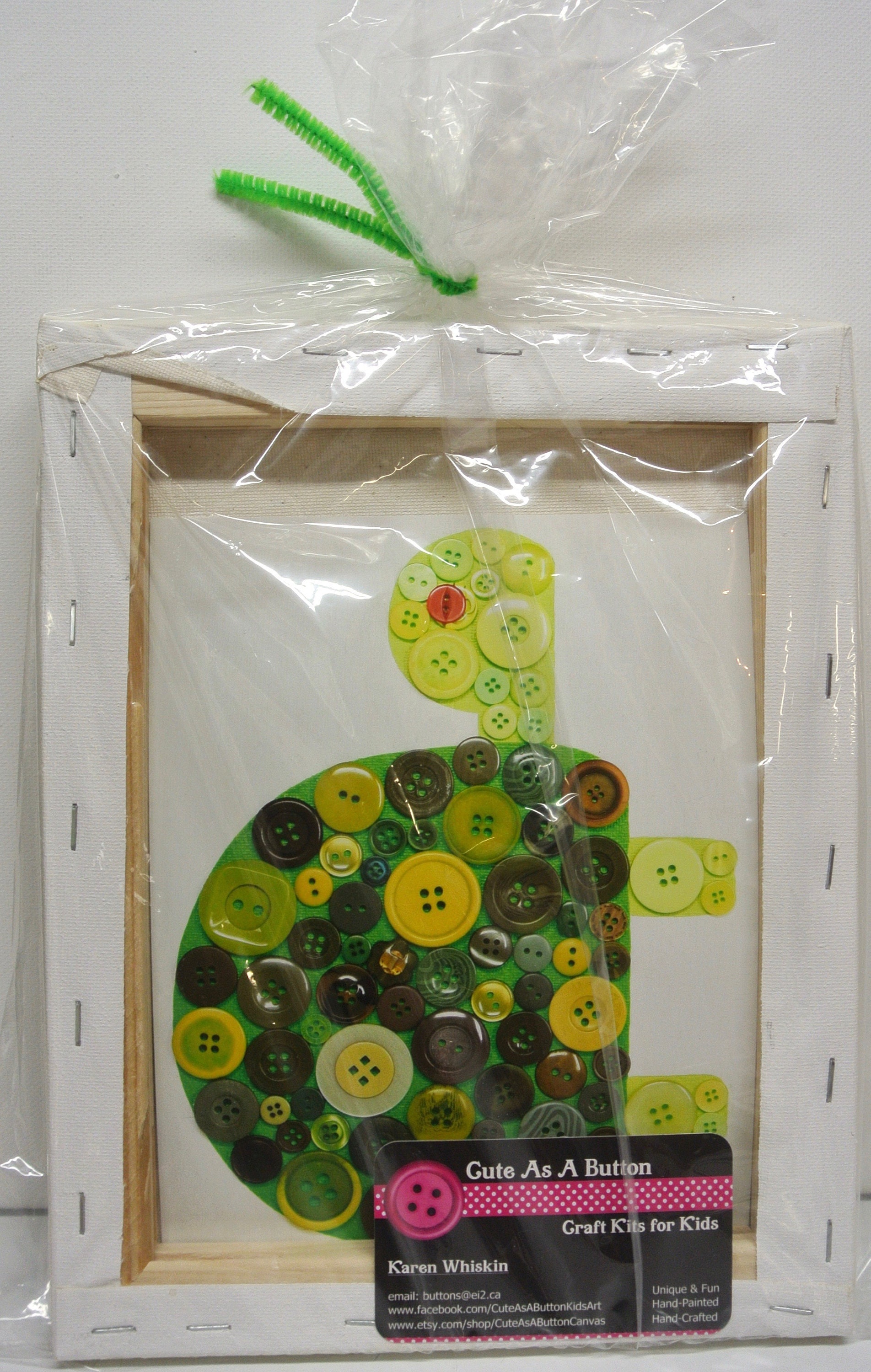 Button Craft KIT for Kids, Turtle Craft Kits, Kids Crafts, Turtle ...