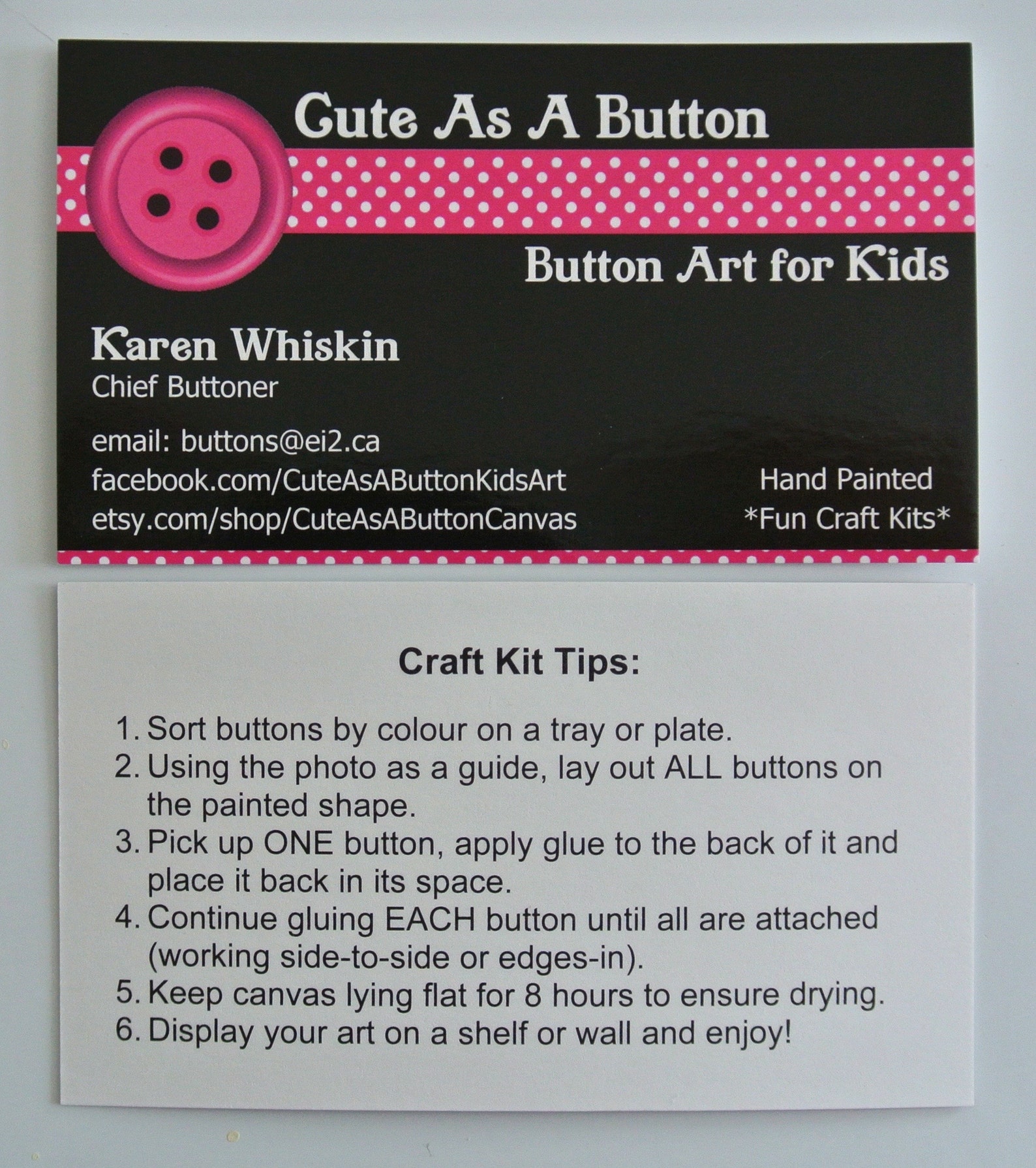 Button Craft KIT for Kids Sloth Craft Kits Kids Crafts | Etsy