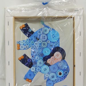 Button Craft KIT for Kids, Elephant Craft Kits, Kids Crafts, Elephant ...