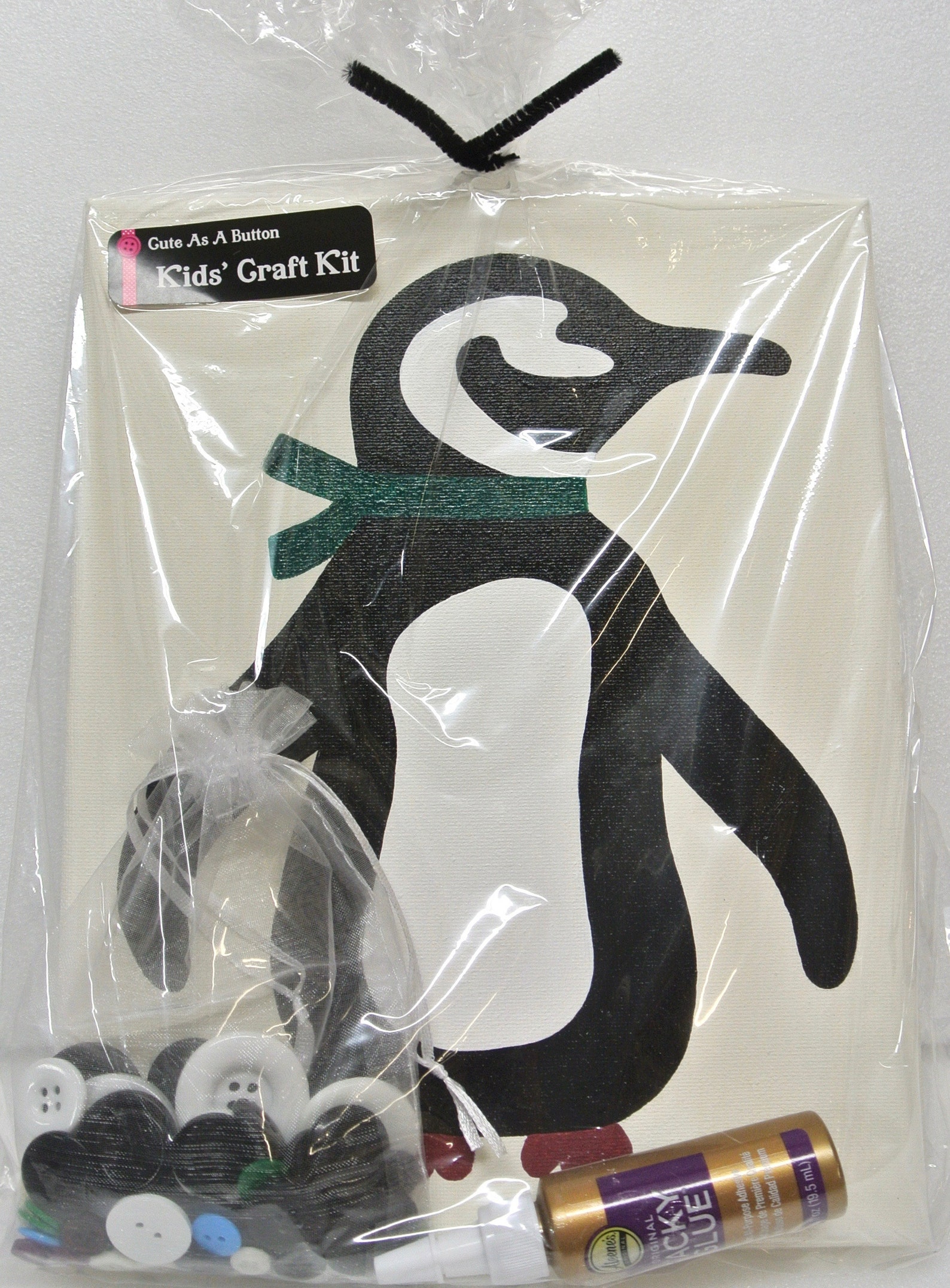 Button Craft KIT for Kids Penguin Craft Kits Kids Crafts - Etsy