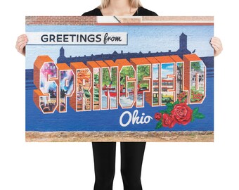Greetings From Sandusky OH Mural Sign Painting Ohio Street | Etsy
