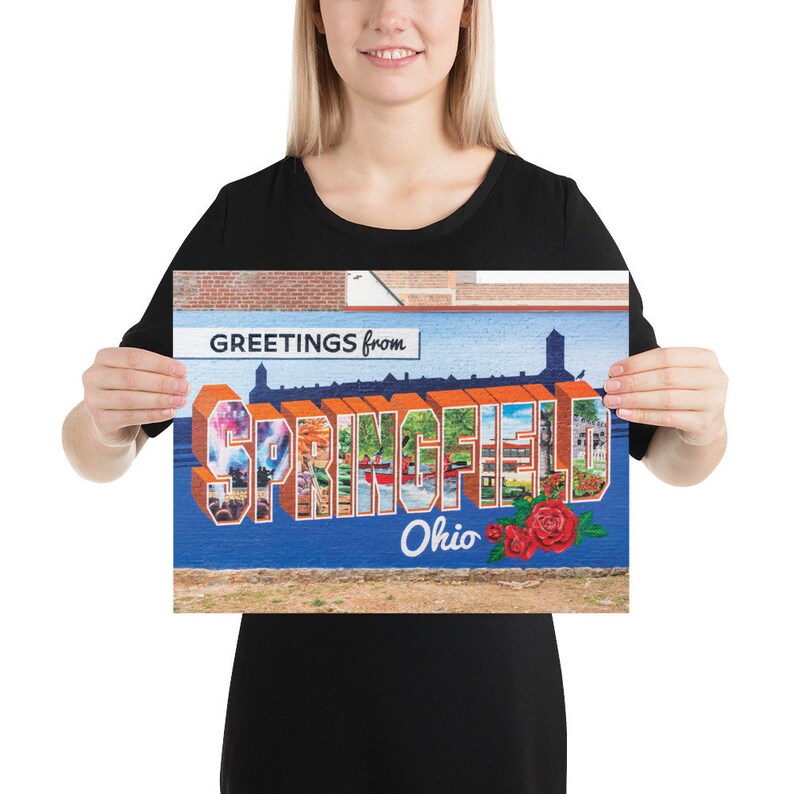 Greetings From Springfield Ohio Mural Sign Painting - OH Street Art ...