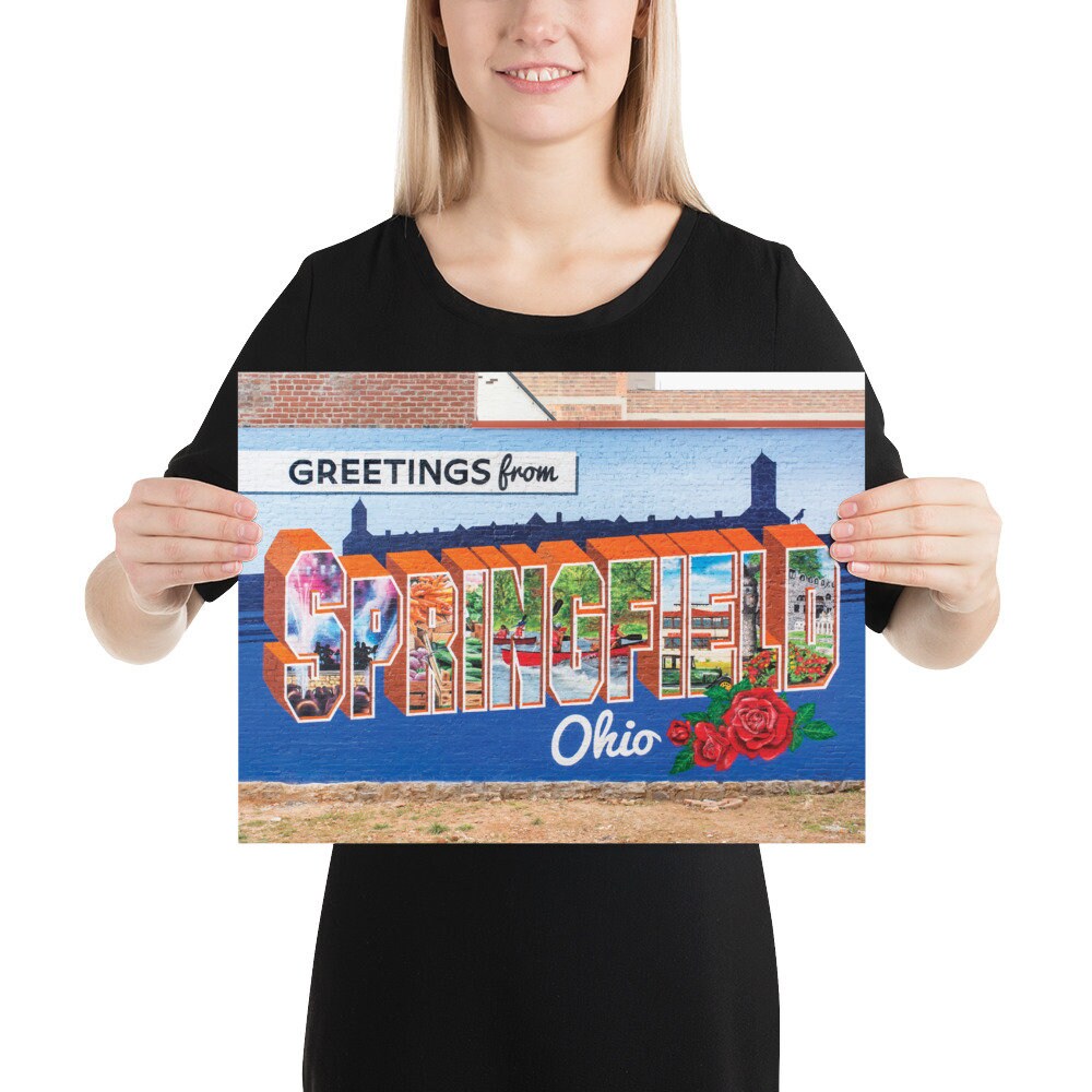 Greetings From Springfield Ohio Mural Sign Painting - OH Street Art ...