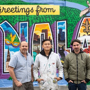 Greetings From NOLA Mural - New Orleans Postcard Street Art Print ...