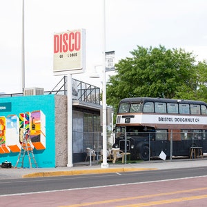 Greetings From Burque Mural Sign Painting - Albuquerque Street Art ...