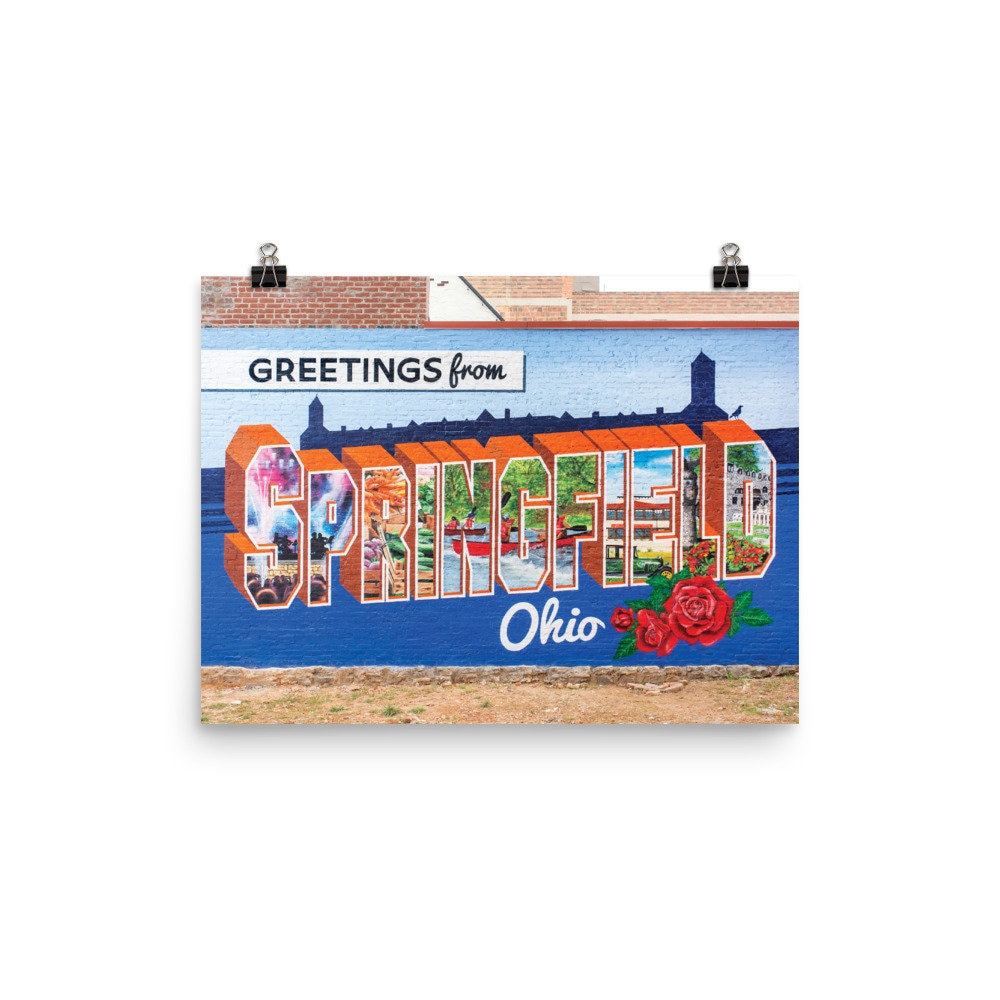 Greetings From Springfield Ohio Mural Sign Painting - OH Street Art ...