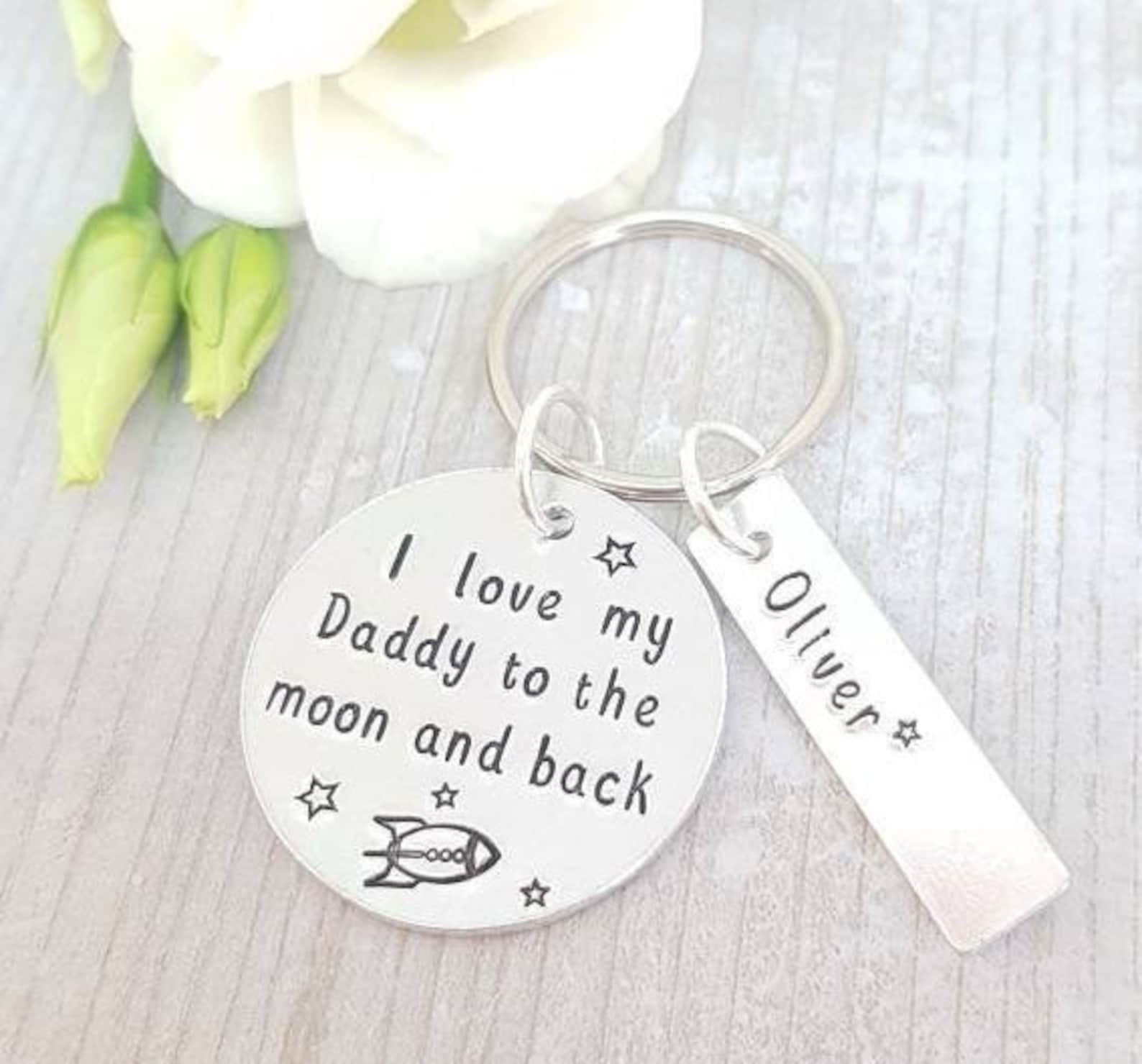 Dad Gifts Daddy Gifts Dad Keyring Daddy Keyring Fathers - Etsy