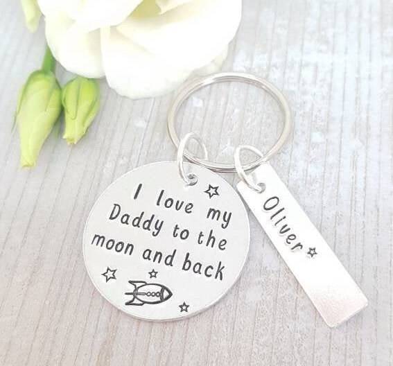 Dad Gifts Daddy Gifts Dad Keyring Daddy Keyring Fathers - Etsy