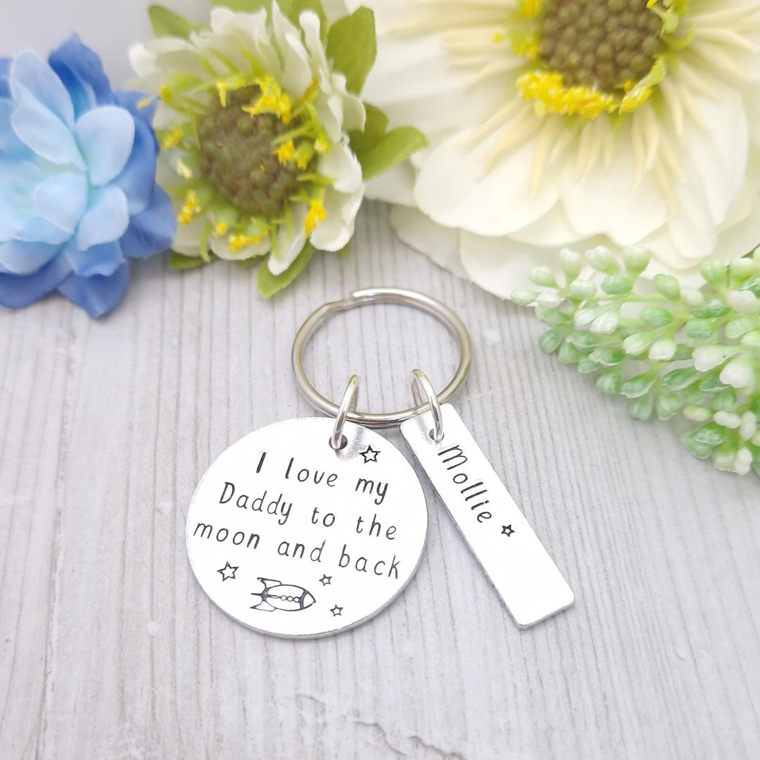Dad Gifts, Daddy Gifts, Dad Keyring, Daddy Keyring, Fathers Day Gift ...