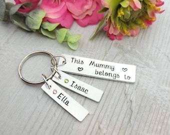 Mum and Daughter Matching Keyrings, Pair of Keyrings With Giftbox, Like ...