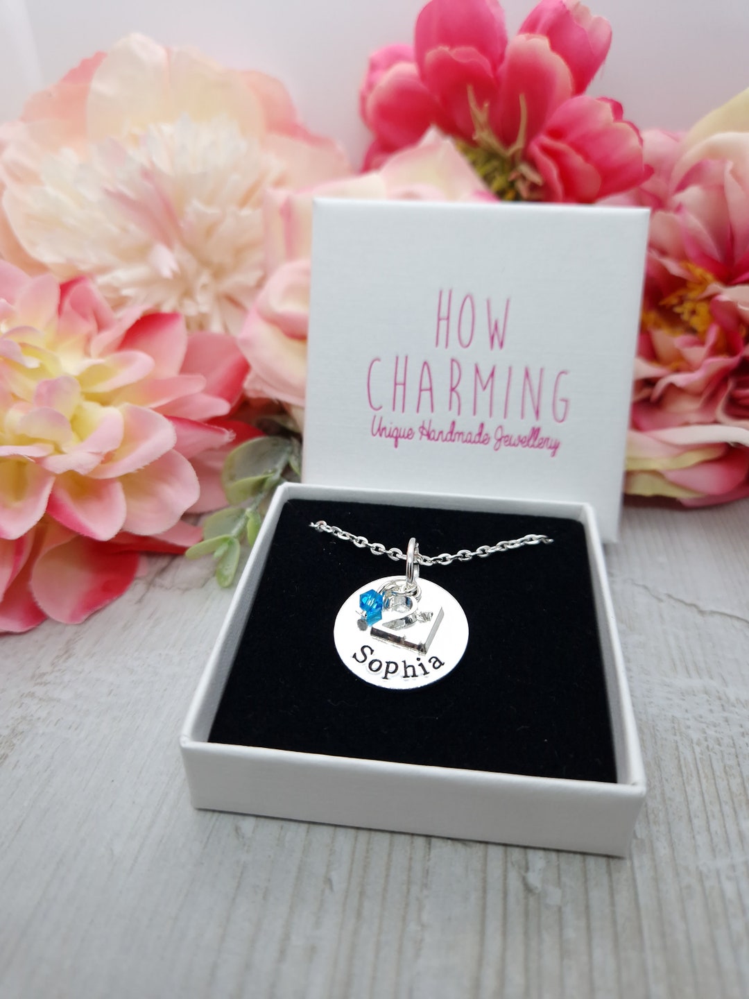 Personalised Age 21st Birthday Girls Gift Necklace With Name and ...