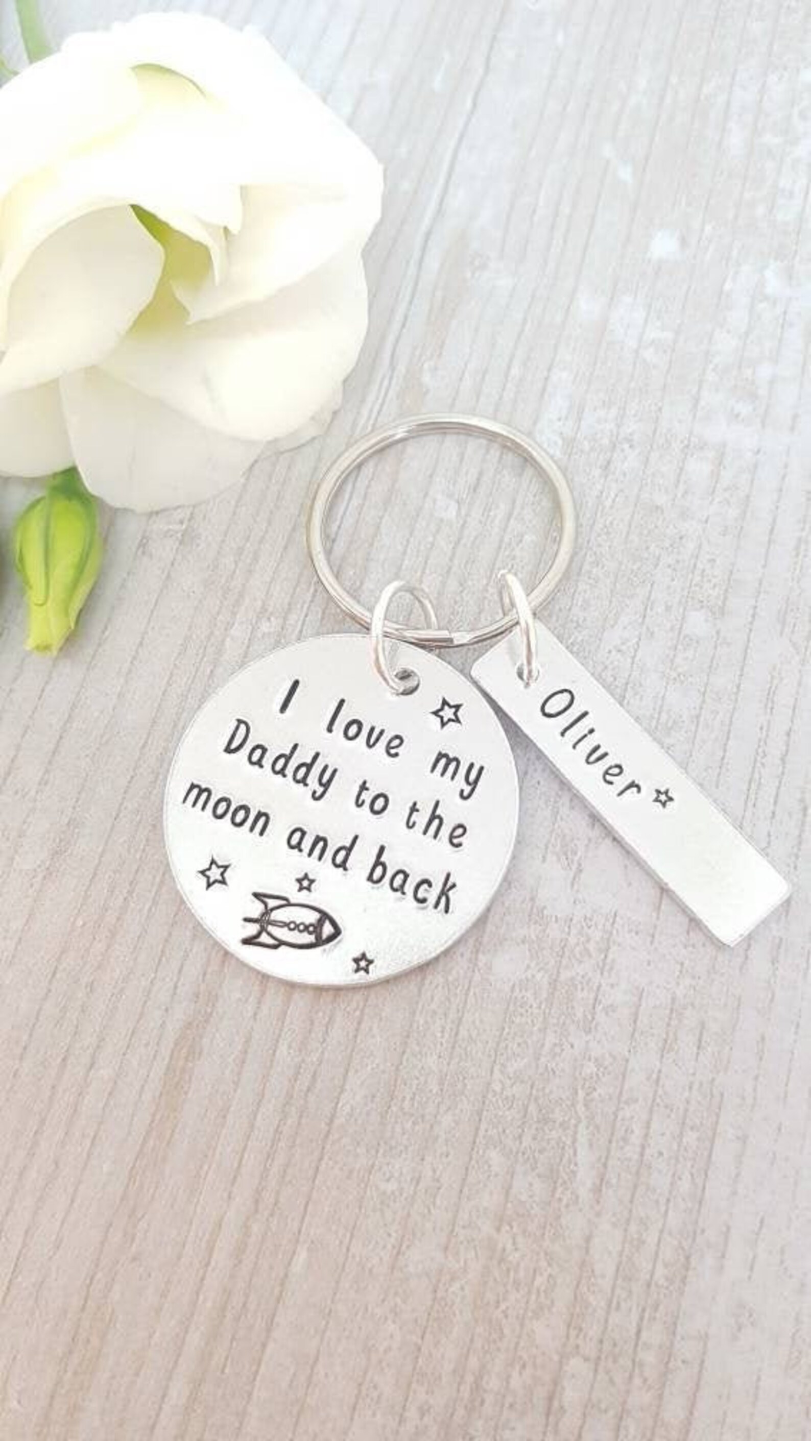 Dad Gifts Daddy Gifts Dad Keyring Daddy Keyring Fathers - Etsy