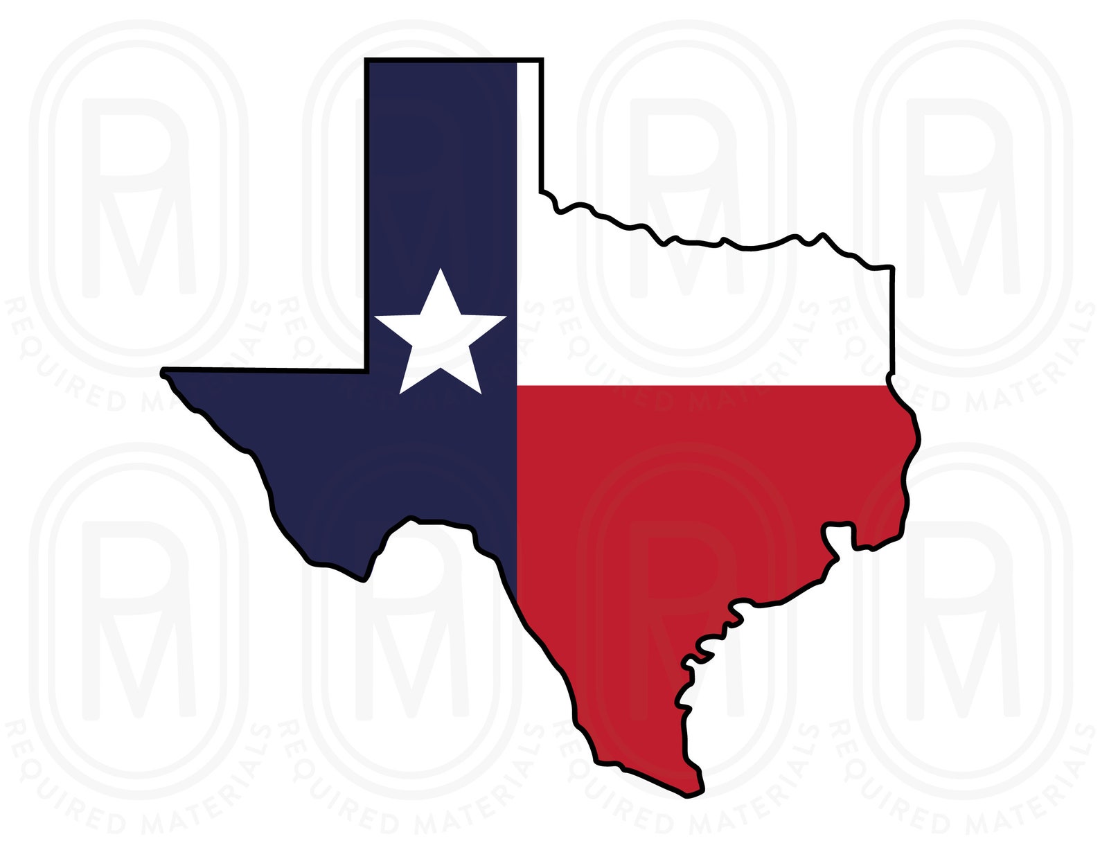 State of Texas Shape and Outlines 15 Files Digital Art | Etsy