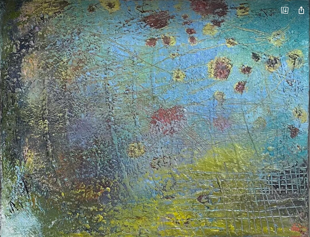 Abstract Color Art Composition Original Painting Oil on Canvas - Etsy
