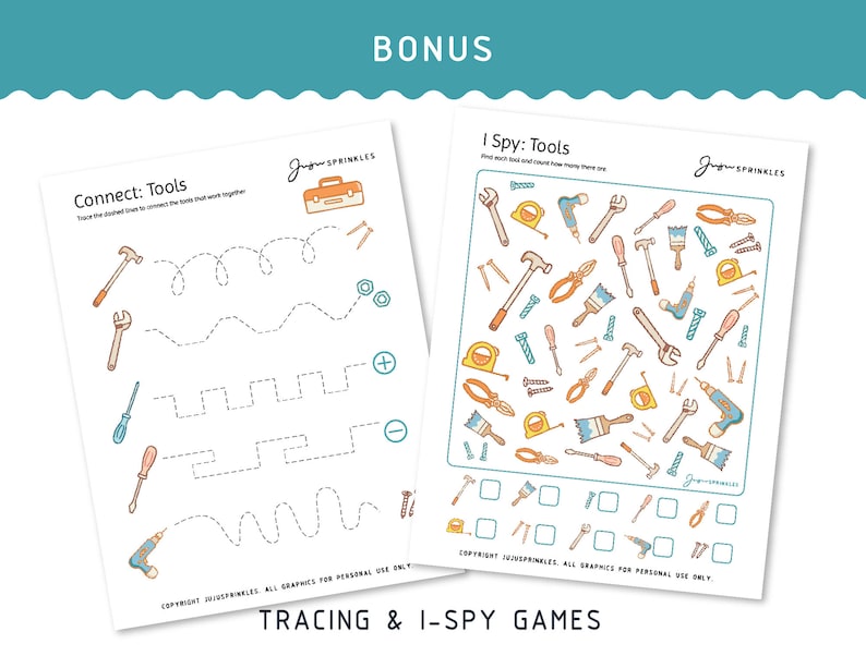 Kids Tool Box | Printable Tool Box Flashcards | Montessori Cards | I ...