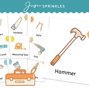 Kids Tool Box | Printable Tool Box Flashcards | Montessori Cards | I ...