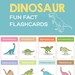 Dinosaurs Printable Flashcards | Dinosaurs Fact Cards | Dinosaurs ...