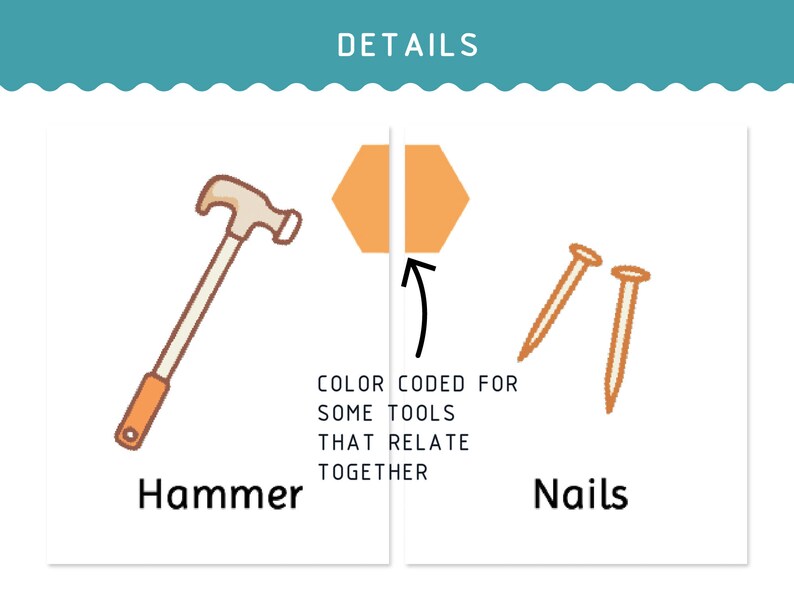 Kids Tool Box | Printable Tool Box Flashcards | Montessori Cards | I ...