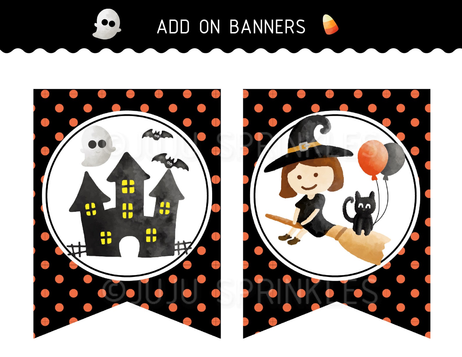 Halloween Birthday Banners, Halloween Party Printable, Halloween Kids ...