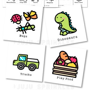 Toy Organization Labels | Printable Toy Storage Labels | Children's ...