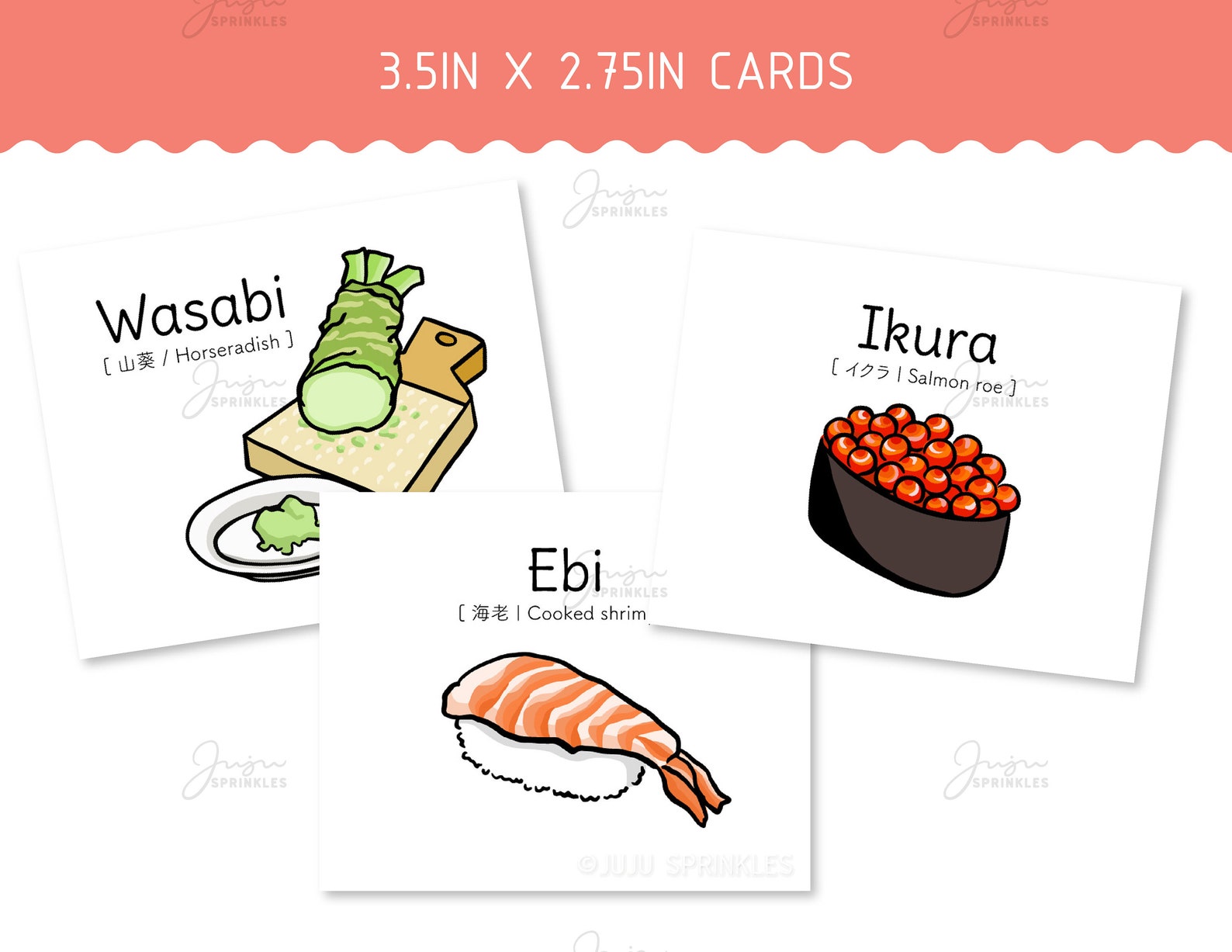 Sushi Art | Sushi Poster | Sushi Guide | Japanese Food Print | Sushi ...