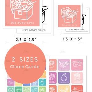 Kids Chore Chart Printable | Children Chore Labels | Chore Chart for ...