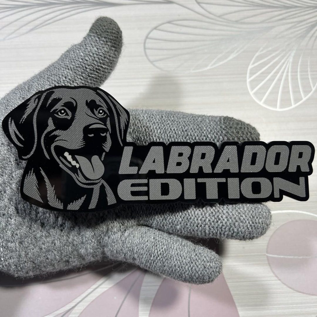 Labrador Retriever Dog Emblem Badge Labrador Edition Car Truck ...