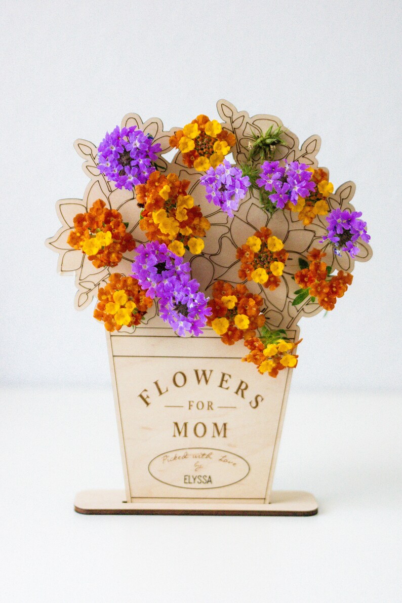Mother's Day Flower Vase Kid's Craft for Mom's | Etsy