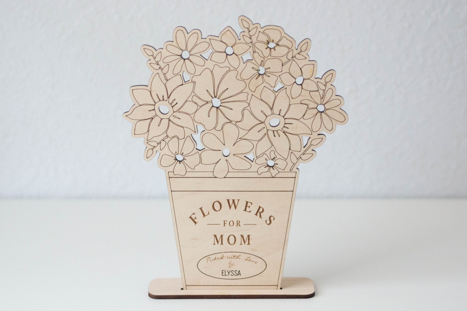 Mother's Day Flower Vase Kid's Craft for Mom's | Etsy