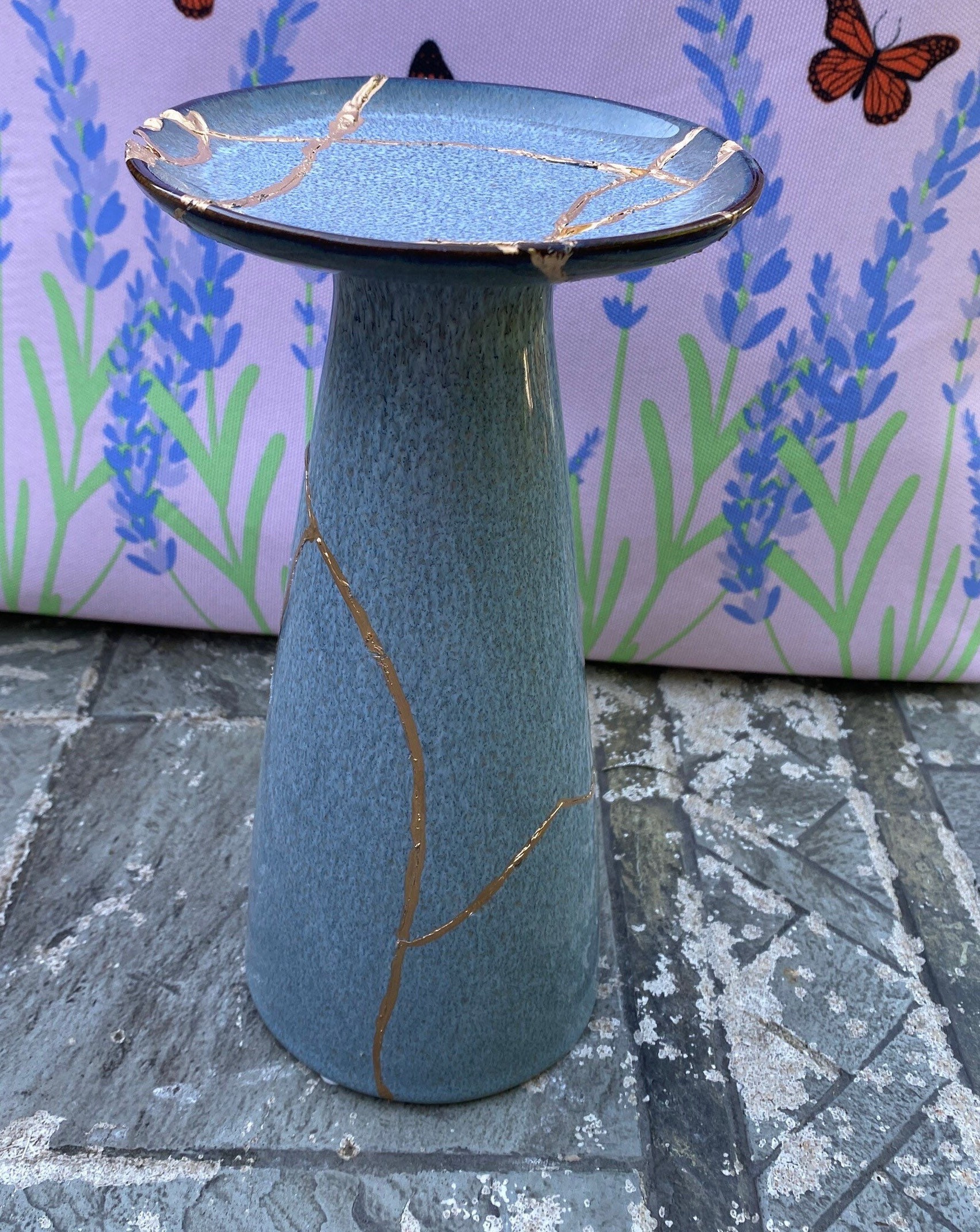 Tall Kintsugi Candle Holder - Etsy