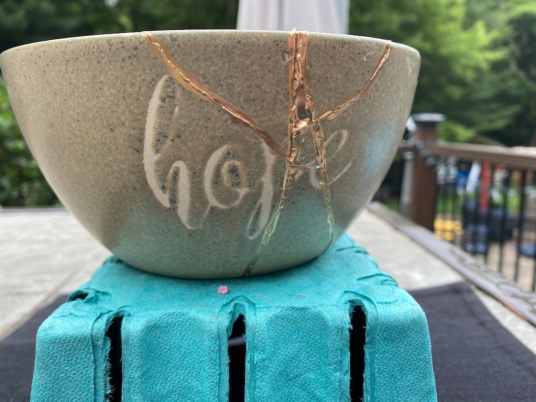 Hope Kintsugi Pottery Bowl - Etsy Österreich