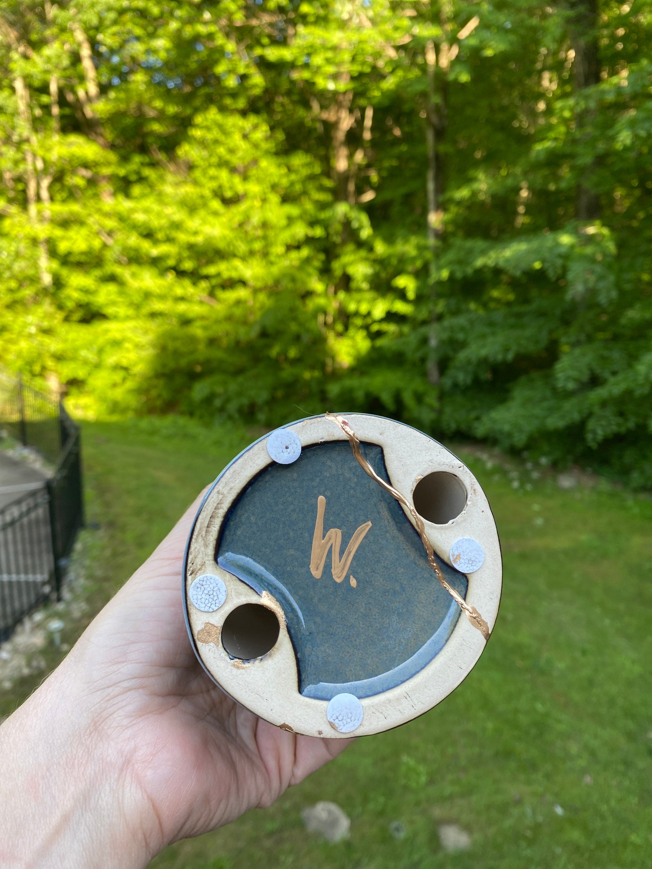 Tall Kintsugi Candle Holder - Etsy