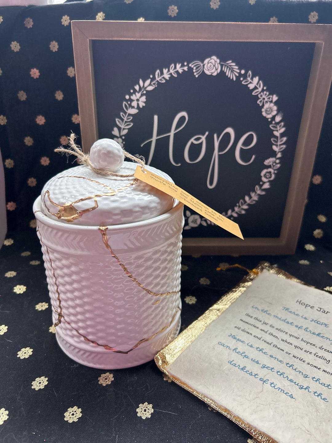 Kintsugi Hope Jar - Etsy