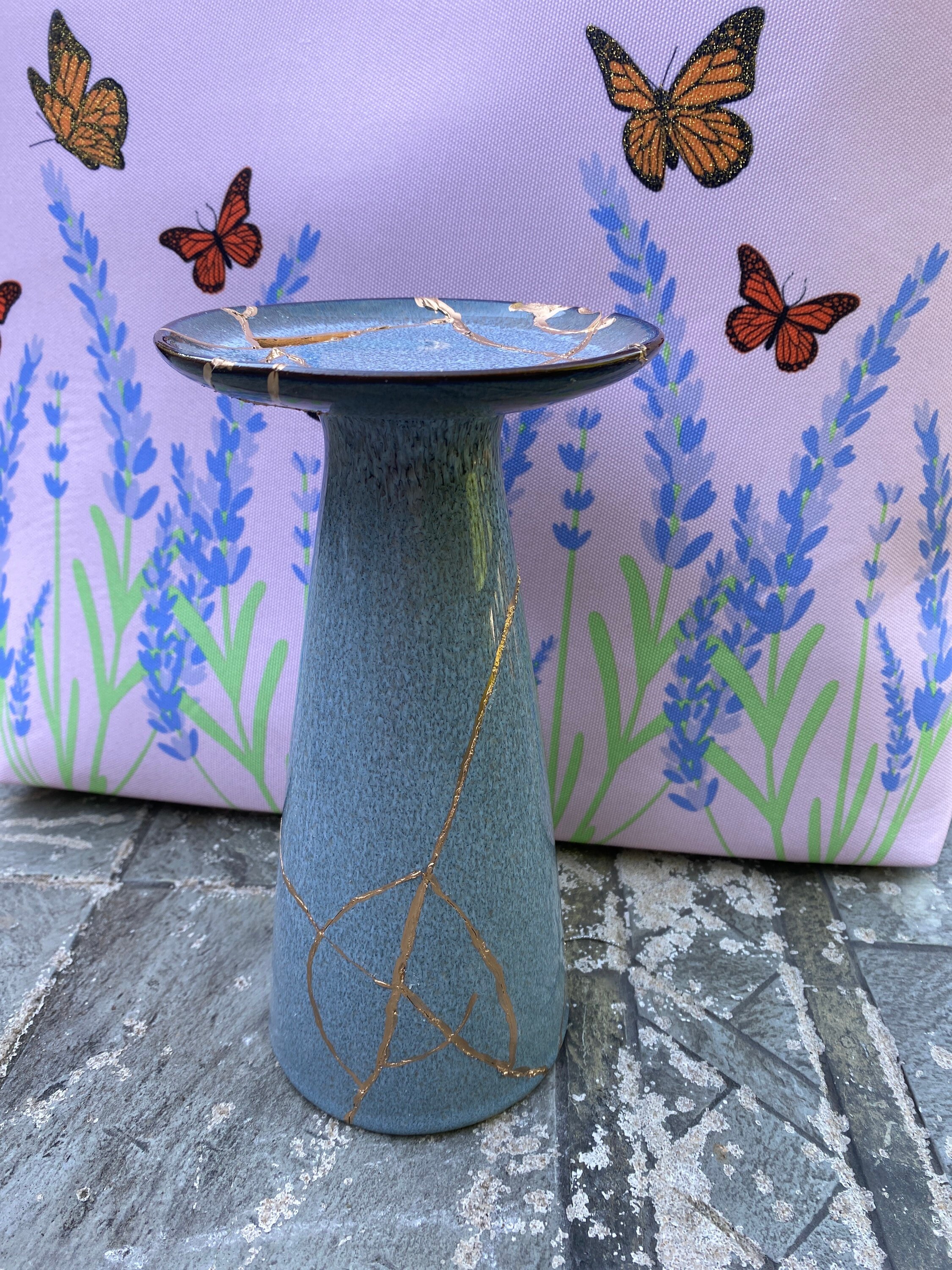 Tall Kintsugi Candle Holder - Etsy