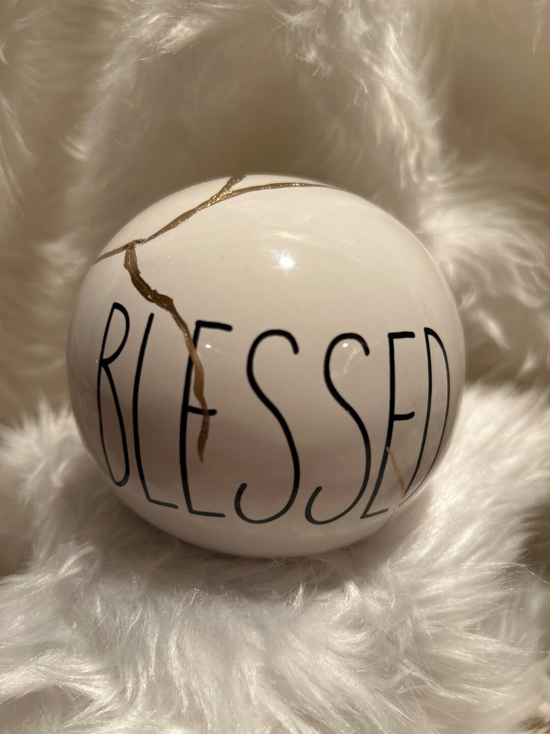 Kintsugi Blessed Sphere - Etsy