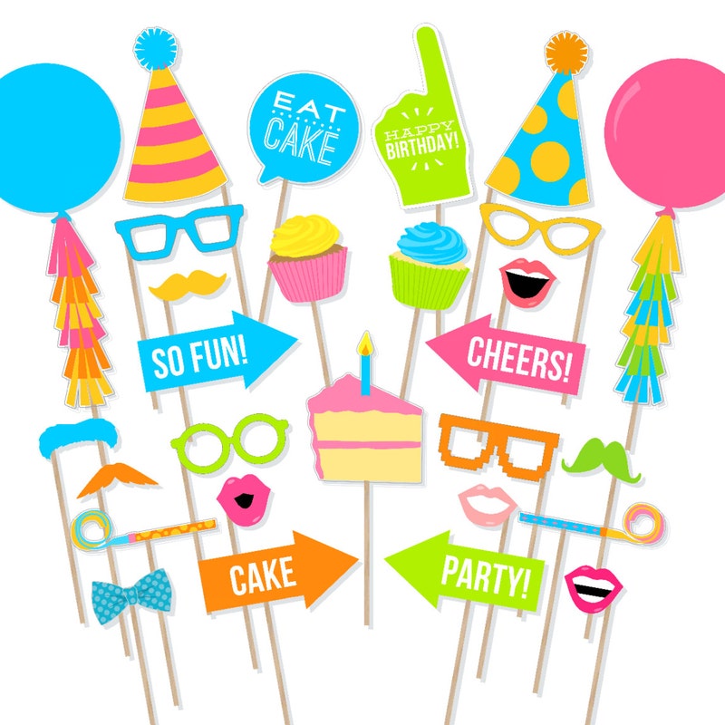 Birthday Photo Booth - Etsy