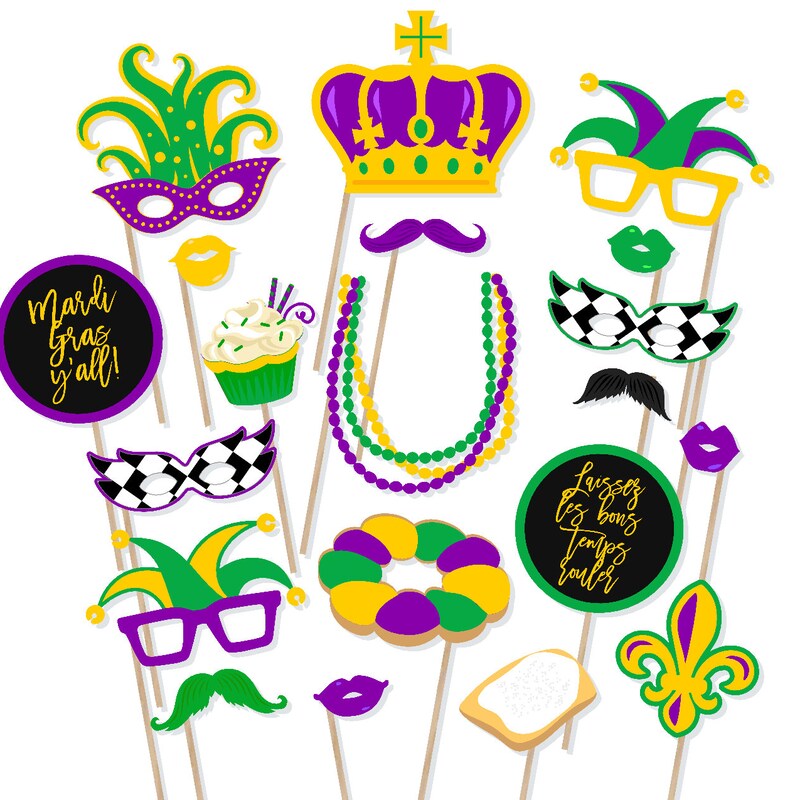 Mardi Gras Printable - Etsy