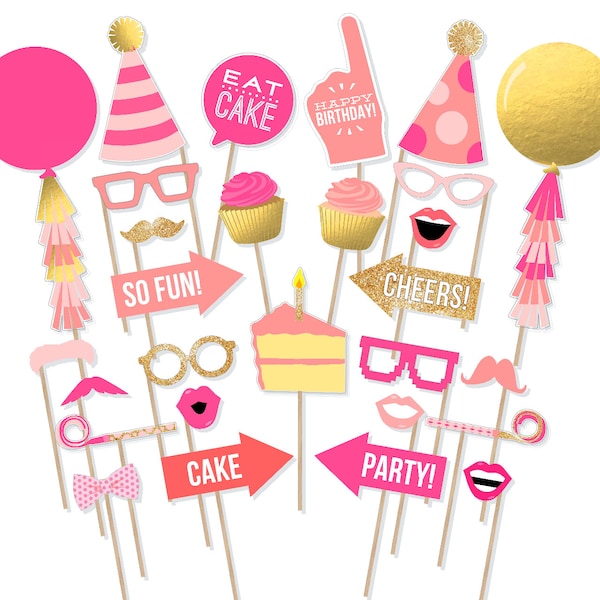 Pink Photo Props - Etsy